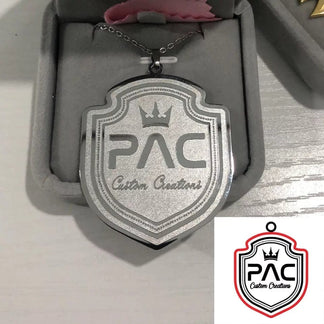 Custom Brand Logo Pendant Necklace