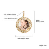 Custom Cuban Link Frame Photo Necklace